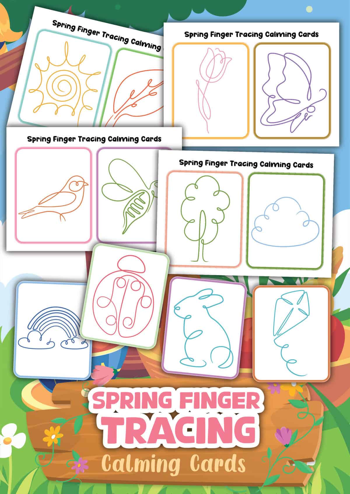 12 Spring Tracing Worksheets for Hours of Fun! - Simple Kids Wellness