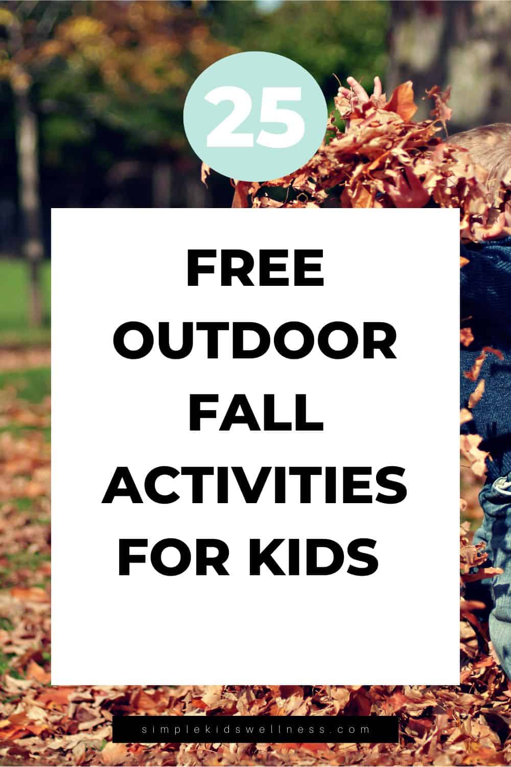25 Free Fall Outdoor Activities for Kids: Embrace Autumn Adventures